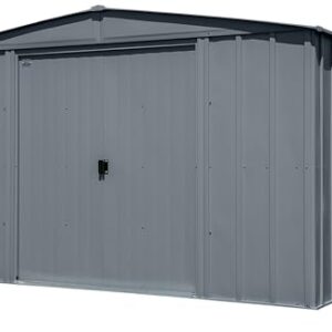 Arrow Classic Steel Storage Shed, 10x8, Charcoal