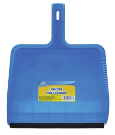 Scrub Buddies Large Jumbo Heavy Duty Commercial Dustpan for Home, Kitchen, Bath, Office Blue Dust Pan