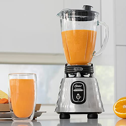 Classic blender Oster reversible chrome glass jar BLSTBESTE013