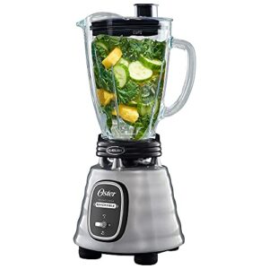 Classic blender Oster reversible chrome glass jar BLSTBESTE013