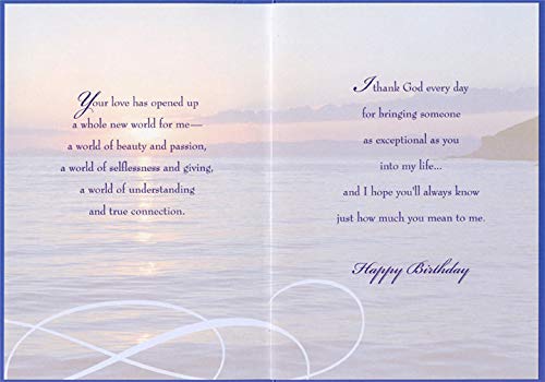 Designer Greetings Love is Patient, Love is Kind Religious Birthday Card for The One I Love