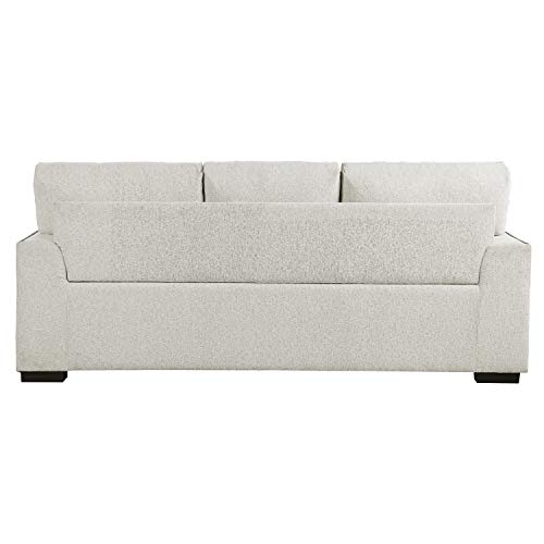 Lexicon Couch for Living Room, Chenille Sofa Couch with Solid Wood Frame and Nailhead Trim, Modern Couch, Upholstered Living Room Furniture, 3 Seater Couch, Beige​