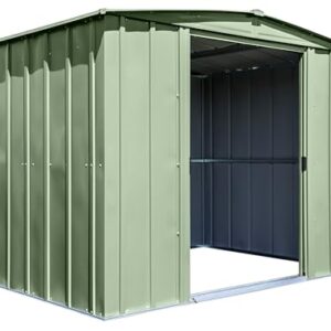 Arrow Classic Steel Storage Shed, 8x6, Sage Green