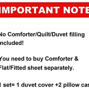 YUKI HOME Personalized Custom Bedding Duvet Cover Sets with Pillowcases Customized Photo Printed Microfiber Modern Bedclothes Bed King Size