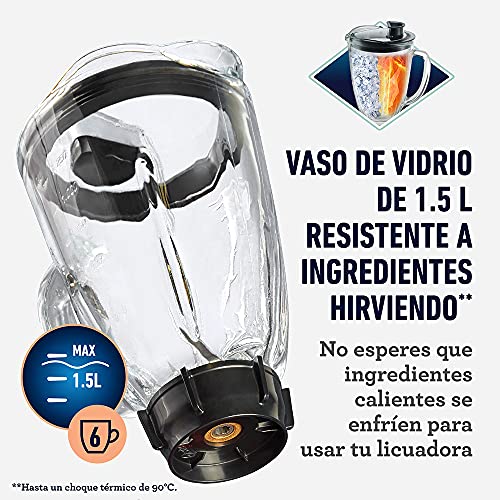 Classic blender Oster reversible chrome glass jar BLSTBESTE013