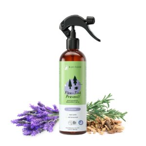 kin+kind | plant-based flea and tick spray for dogs (12 fl oz) | lavender