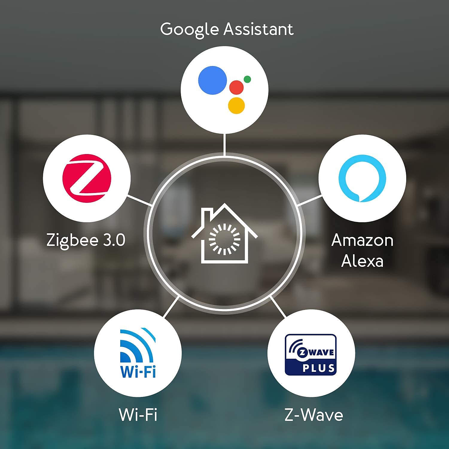 Aeotec Smart Home Hub, Works as a SmartThings Hub, Z-Wave, Zigbee, Matter Gateway, Compatible with Alexa, Google Assistant, WiFi