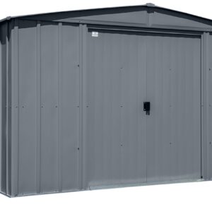 Arrow Classic Steel Storage Shed, 10x8, Charcoal