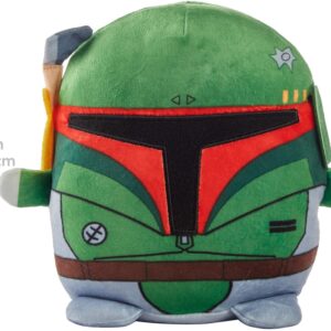 Star Wars Cuutopia 10-inch Boba Fett Plush, Soft Rounded Pillow Doll, Collectible Gift for Kids & Fans Ages 3 Years Old & Up includes Toy