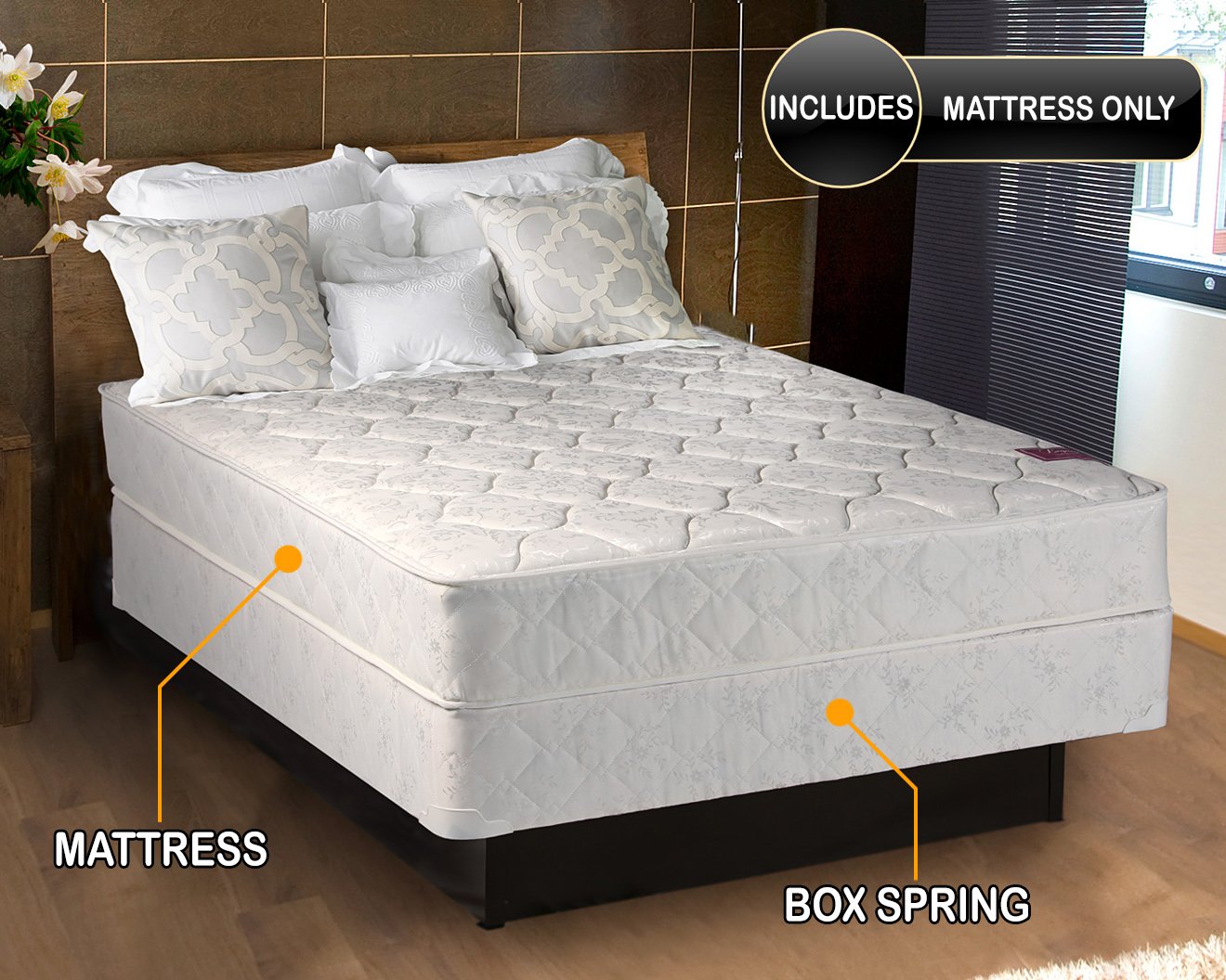 Dream Solutions USA DS USA Legacy Mattress Only - Fully Assembled, Good for Your Back, Long Lasting and 2 Sided (Full XL 54"x80"x8")