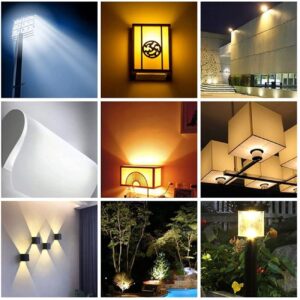 Qixivcom R7s LED Bulbs 118mm 20W LED COB Light Double Ended LED Bulbs 150W Halogen Bulb Replacement Dimmable Warm White 3000K 120V J Type R7s Floodlight J118 Landscape Lights Work Lighting,2 Pack