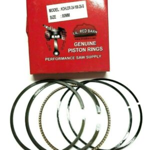 Lil Red Barn Piston Rings Replaces Kohler 24-108-26-s, 24-108-26, 2410826, 80mm Standard Bore, 1.2mm Rings, Style B