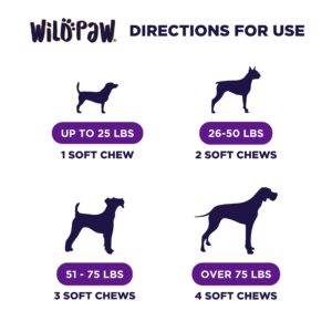 Wildpaw WonderBites for Vitamins & Minerals - Essential Probiotic Supplement for Dog Care - Soft Chew Dog Multivitamin - Supports Digestive Health, Immune Health & Joint Health - 90 Soft Chews