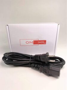 [ul listed] omnihil 8 feet long ac/dc power cord compatible with irobot roomba i3+