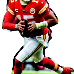 Patrick Mahomes Life-Size Cardboard Cutout, 6ft Tall - NFL Kansas City Chiefs Football Decorations for 2024 Super Bowl Game Day Party - Superbowl Decor & Party Supplies