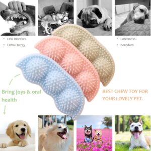 PAPIEEED 3 Pcs Durable Dog Chew Toy for Aggressive Chewers Tough Interactive Pet Toys for Training & Cleaning Dental Relieve Itching Teeth