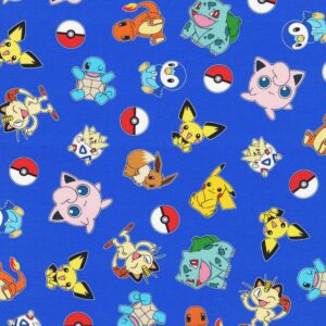 robert kaufman fabrics pokemon royal pokemon characters