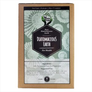 ten green fingers organic 100% de pure fresh water diatomaceous earth bag food grade pet friendly by hjp (10oz.)