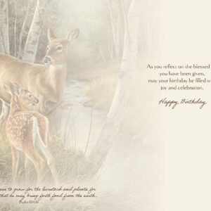 HTL Card-Boxed-Birthday-Whitetail Deer (Box of 12)