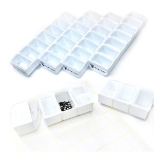 staroar diamond painting tools - containers for diamonds organizing combinable boxes beads storage