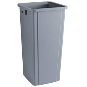 pro&family 75 qt. / 19 gallon / 72 liters/gray square trash can. trash bin kitchen garbage can waste basket recycle bin