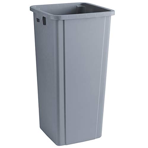 PRO&Family 75 Qt. / 19 Gallon / 72 Liters/Gray Square Trash Can. Trash Bin Kitchen Garbage Can Waste Basket Recycle Bin