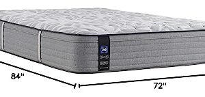 Sealy Posturepedic Spring Silver Pine Faux Eurotop Firm Feel Mattress and 5-Inch Foundation, California King