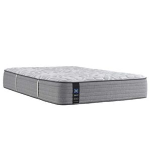 Sealy Posturepedic Spring Silver Pine Faux Eurotop Firm Feel Mattress and 5-Inch Foundation, California King