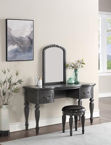 BOBKONA Metro Vanity with Stool, Grey