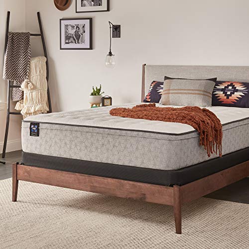 Sealy Essentials Spring Winter Green Faux Eurotop Soft Feel Mattress, Full