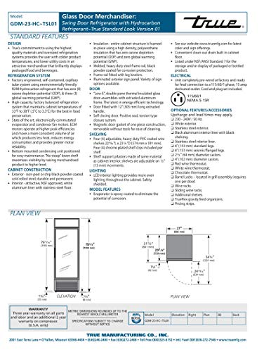 True Manufacturing-GDM-23-HC~TSL01-Glass Door Merchandisers