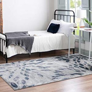 Rugs.com Charleston Collection Rug – 8' x 10' Gray Low-Pile Rug Perfect for Living Rooms, Large Dining Rooms, Open Floorplans