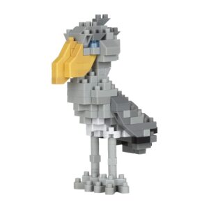 nanoblock - birds - shoebill, collection series building kit