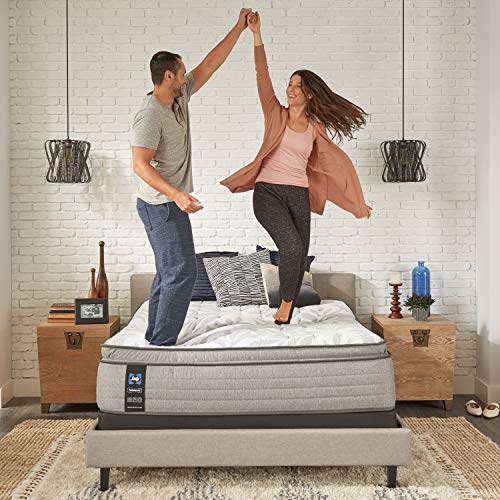 Sealy Posturepedic Spring Silver Pine Euro Pillowtop Medium Feel Mattress, Split California King