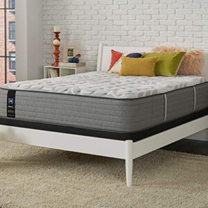 sealy posturepedic spring silver pine faux eurotop firm feel mattress and 5-inch foundation, california king