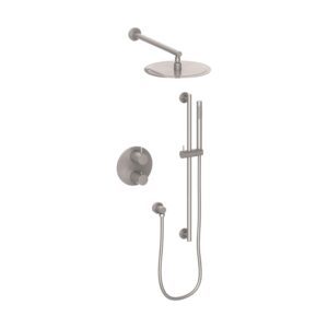 zline emerald bay thermostatic shower system in brushed nickel (emby-shs-t2-bn)