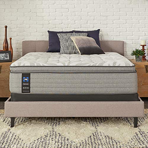 Sealy Posturepedic Spring Red Maple Euro Pillowtop Soft Feel Mattress and 5-Inch Foundation, King