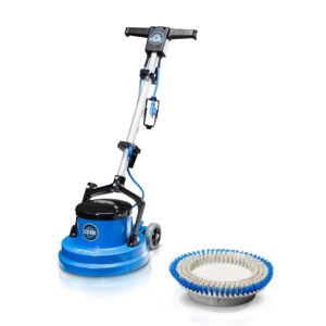 prolux core heavy duty single pad commercial polisher, floor buffer machine, scrubber, 15 inch commercial duty w/ hard brush only