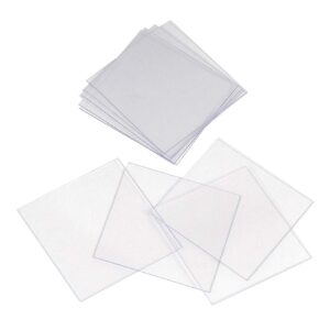 AmScope - Square Glass Microscope Cover Slips, 22mm x 22mm Cover Slides - Pack of 100 - CS-S22-100