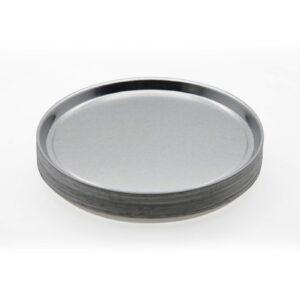 amtast aluminum sample pan 90mm disposable weighing pans dishes for laboratory moisture balances, 50pcs