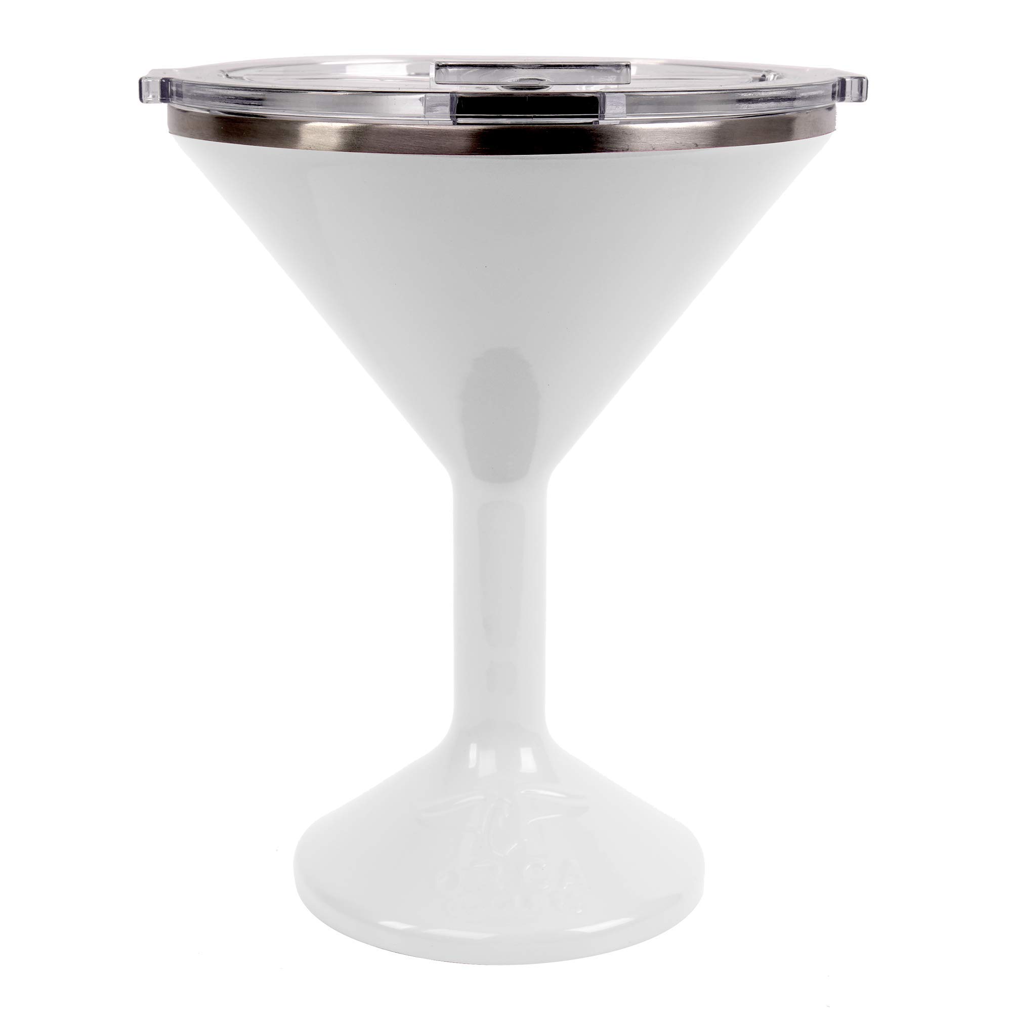 ORCA Tini 13oz Stainless Steel Martini Glass | Temperature Insulated Tumbler for Every Outdoor, Picnic, Poolside, Beach & Patio Party — Pearl