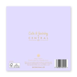 CENTRAL 23 - Cute 90th Birthday Card for Women - 'Happy 90th Birthday ' - Sweet Birthday Card for Her - Fun Birthday Card for Him - Comes with Cute Stickers