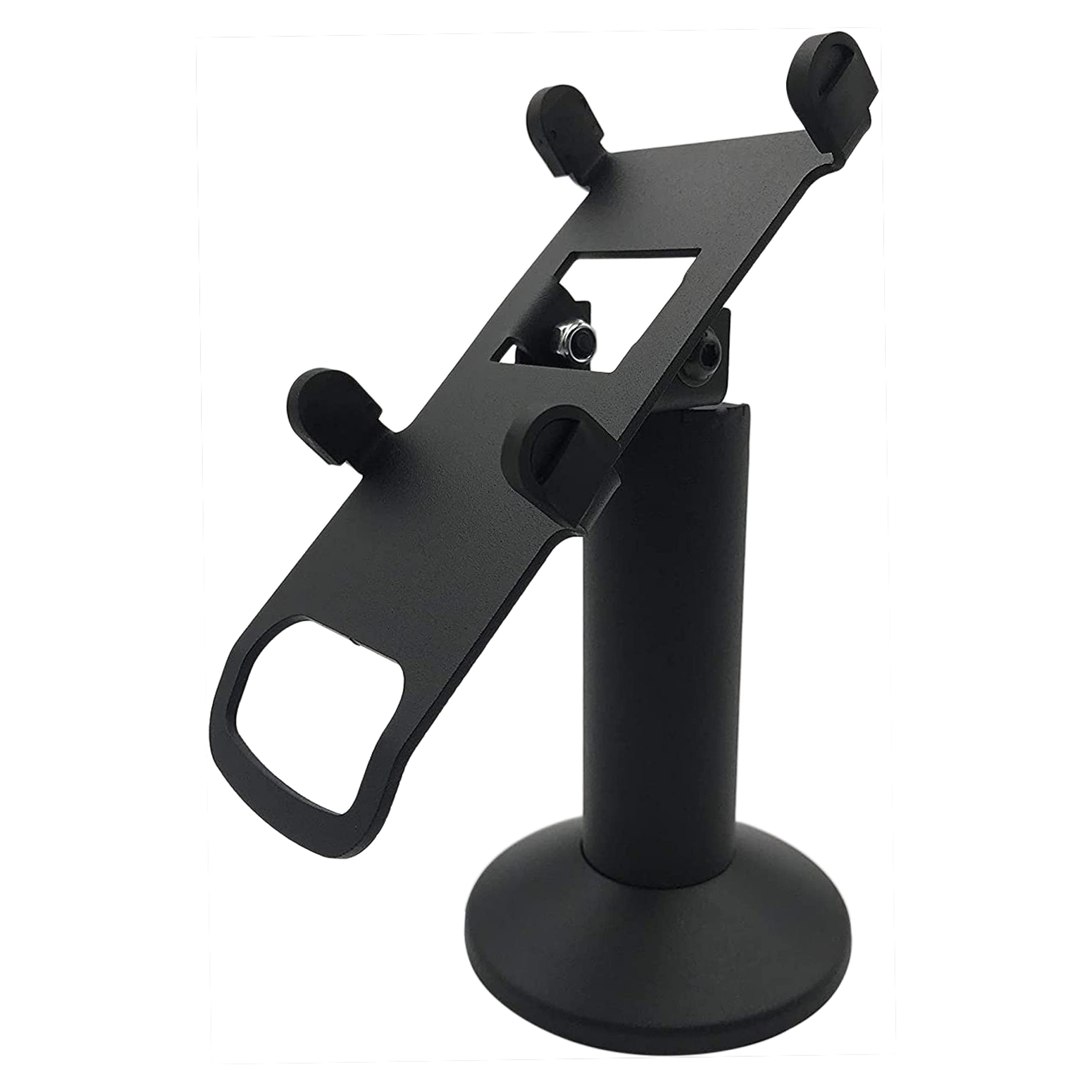 Discount Credit Card Supply DCCStands Verifone V400M 7" Swivel and Tilt Terminal Stand, Screw-in or Adhesive, Black