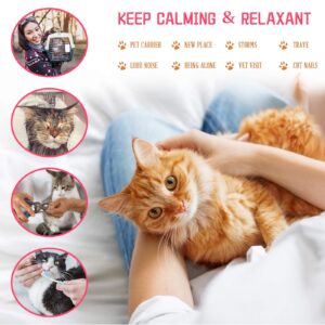 Kewaii Calming Collar for Cats Adjustable Waterproof Calm Collar 60 Days Effective Reduce Anxiety, Persistent Natural Pheromone, Up to 15 Inch (2pack)