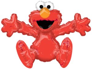 anagram/md 26" sesame street elmo birthday party decoration supply multi-balloon mylar foil air-fill balloon