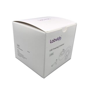 Labvida -1℃(-33.8℉) Cell Freezing Container for 2ml Cryogenic Vials, 12 Places, Cross-Linked Polyethylene Foam with a Solid State Core, LVZ001