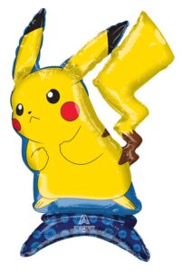 anagram pikachu (air-fill mylar party foil balloon, 24", multicolor