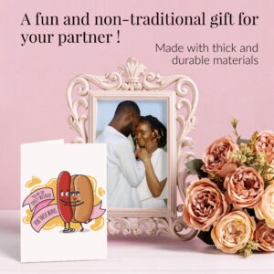 GIFTING GIGGLES Funny Romantic Joke Card for Boyfriend Husband or Lover | Naughty Gift for him | Anniversary, Birthday, Valentine’s Day, Fathers Day, Appreciation | 30th 40th 50th 60th 70th 75th