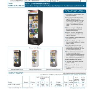 True Manufacturing-GDM-23-HC~TSL01-Glass Door Merchandisers