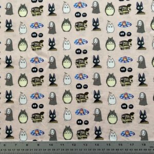 Studio Ghibli Cotton Fabric (1 Yard (36" x 58"))